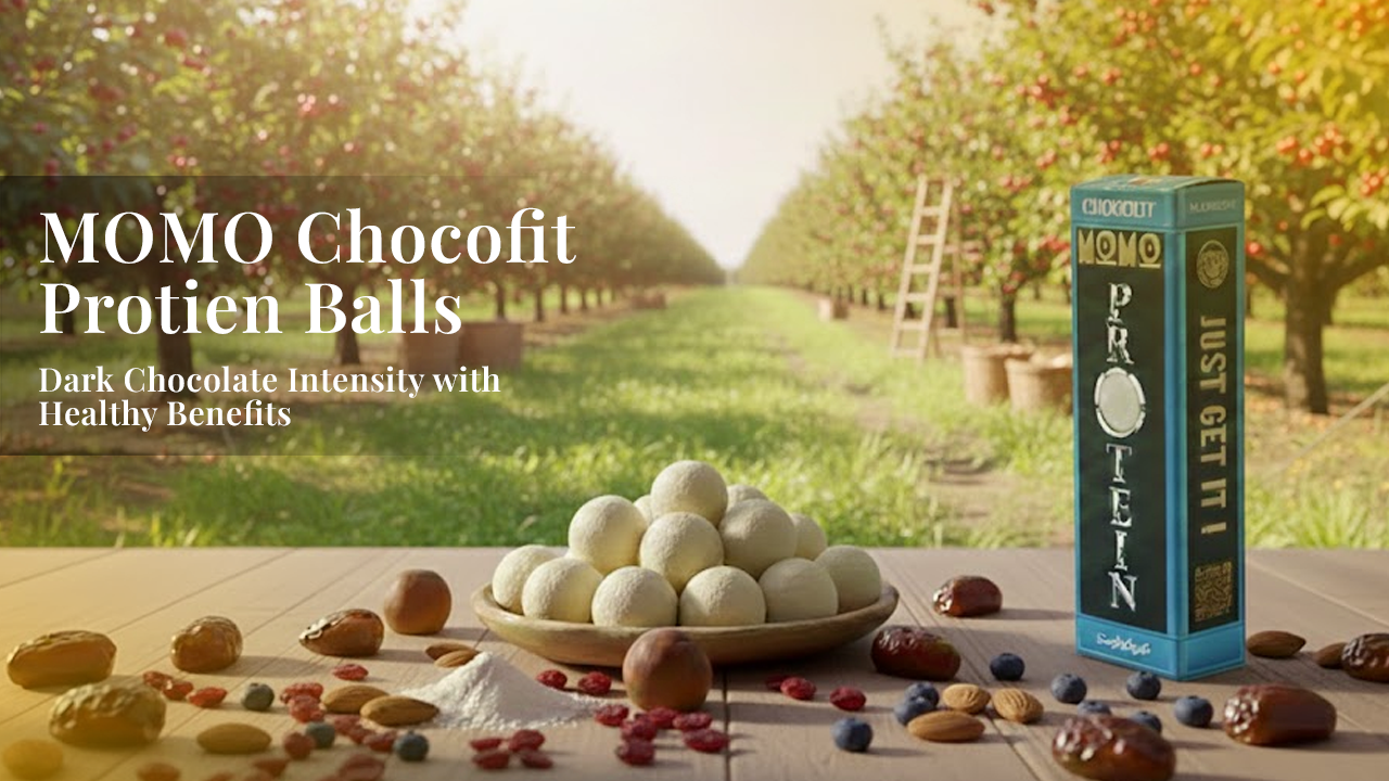 MOMO Chocofit Protein Balls: Dark Chocolate with Healthy Benefits – Nateel