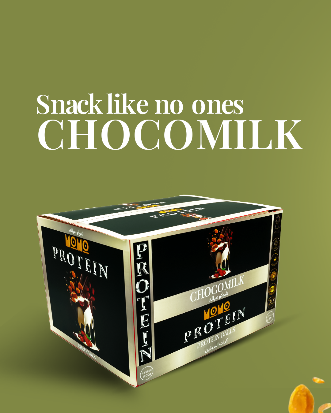 Chocomilk Protein Balls – Creamy Chocolate with Protein – Nateel