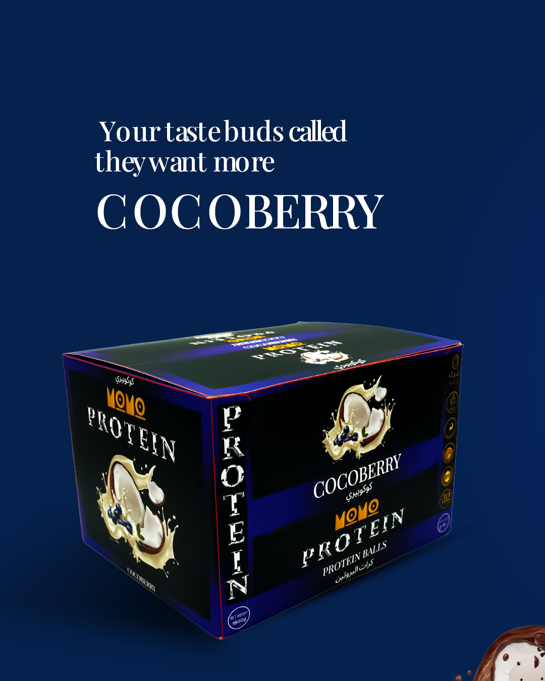 Cocoberry Protein Balls – Chocolate Berry Fusion – Nateel